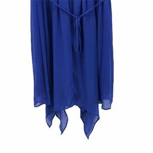 Disney | Dresses | Disney D Signed Girl A Line Dress Blue Lace Trim L ...